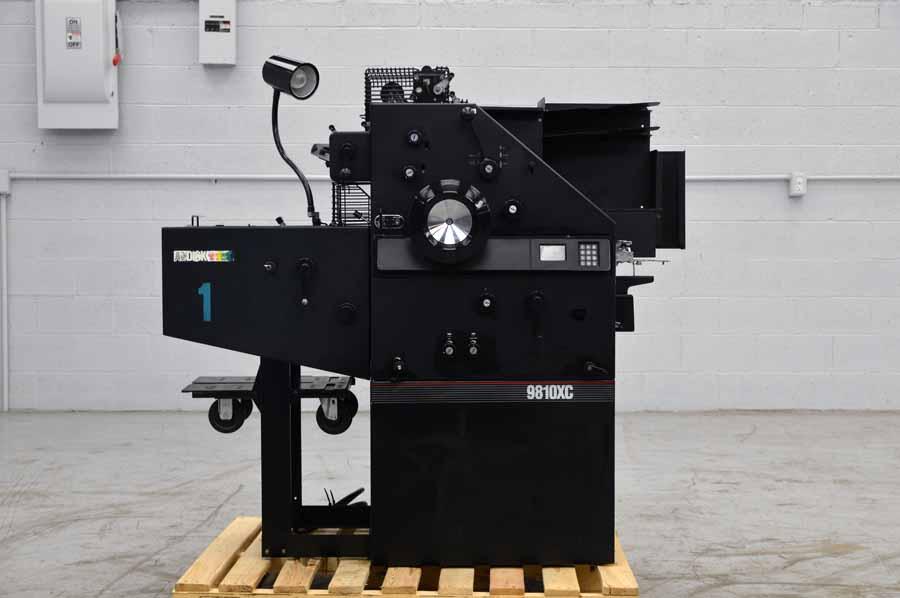 Lot #77: AB Dick 9810 XC Single Color Offset Press - WireBids